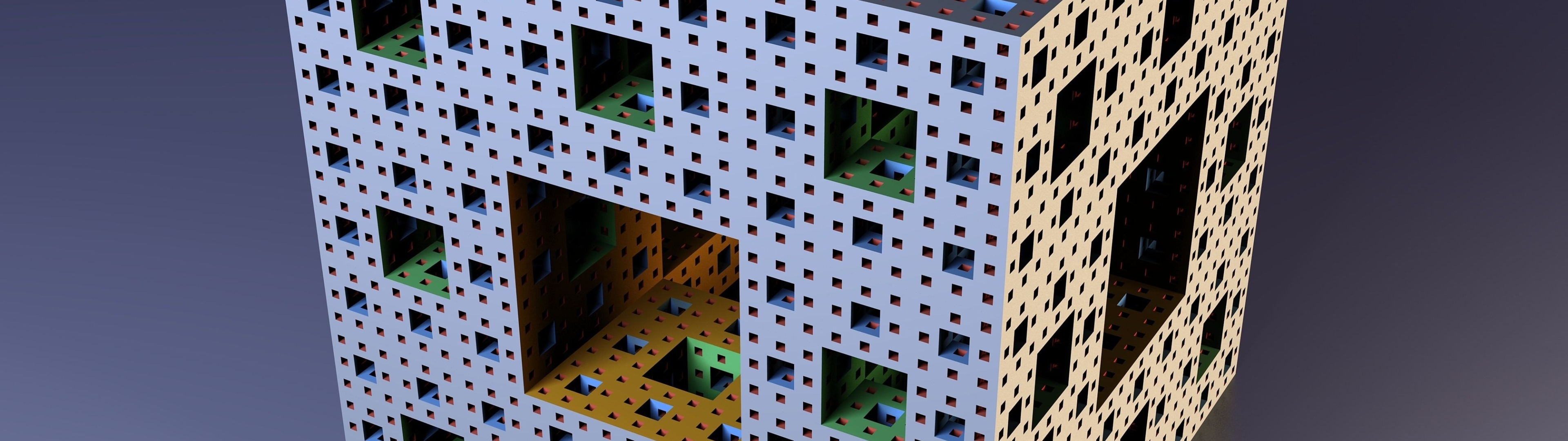 3840x1080 Resolution cube, fractal, mandelbrot 3840x1080 Resolution ...