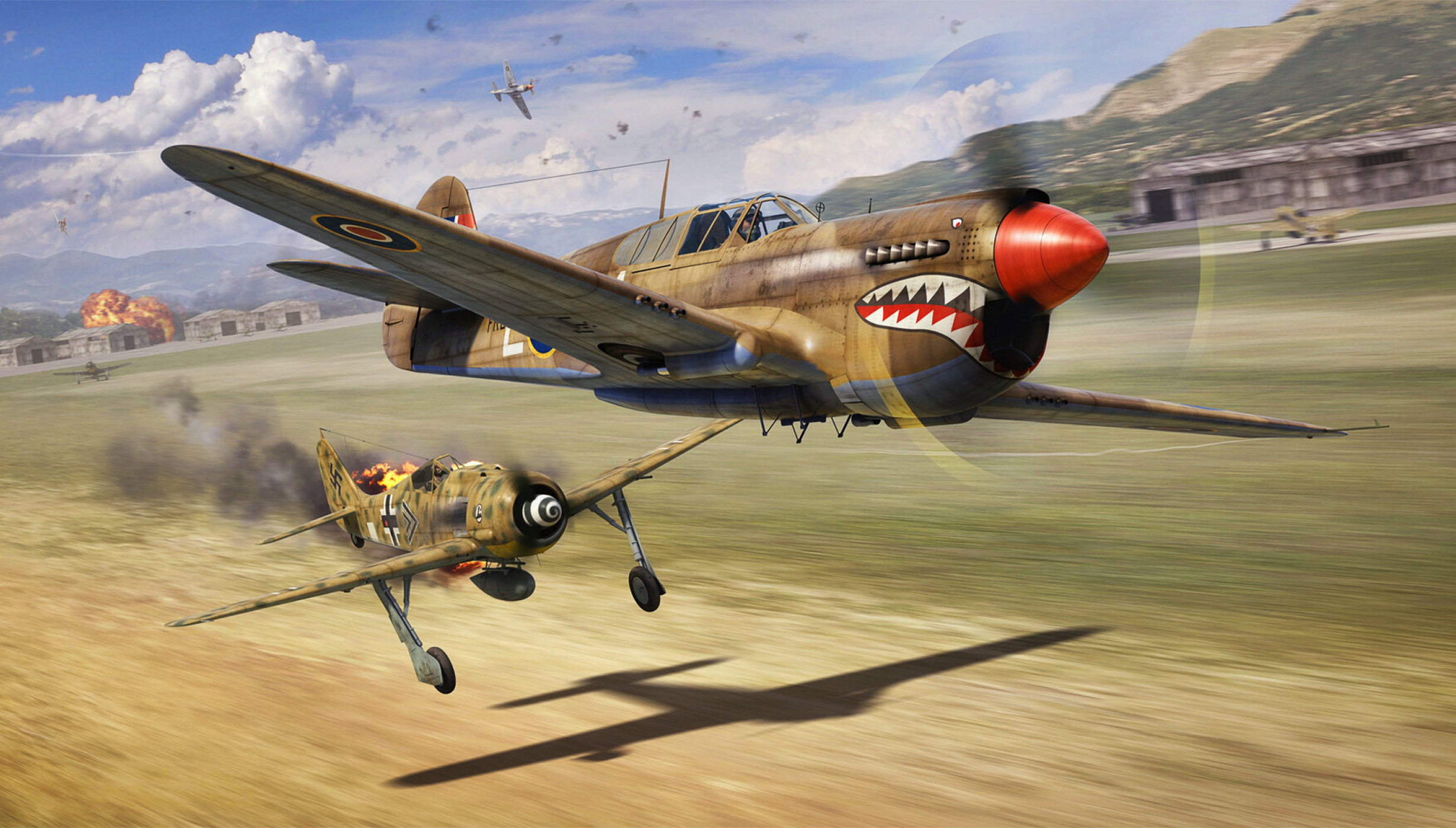 2460x1400 Curtiss P-40 Warhawk 2460x1400 Resolution Wallpaper, HD ...