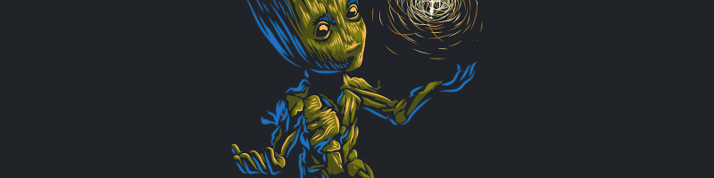 800x200 Resolution Cute Baby Groot 2020 800x200 Resolution Wallpaper ...