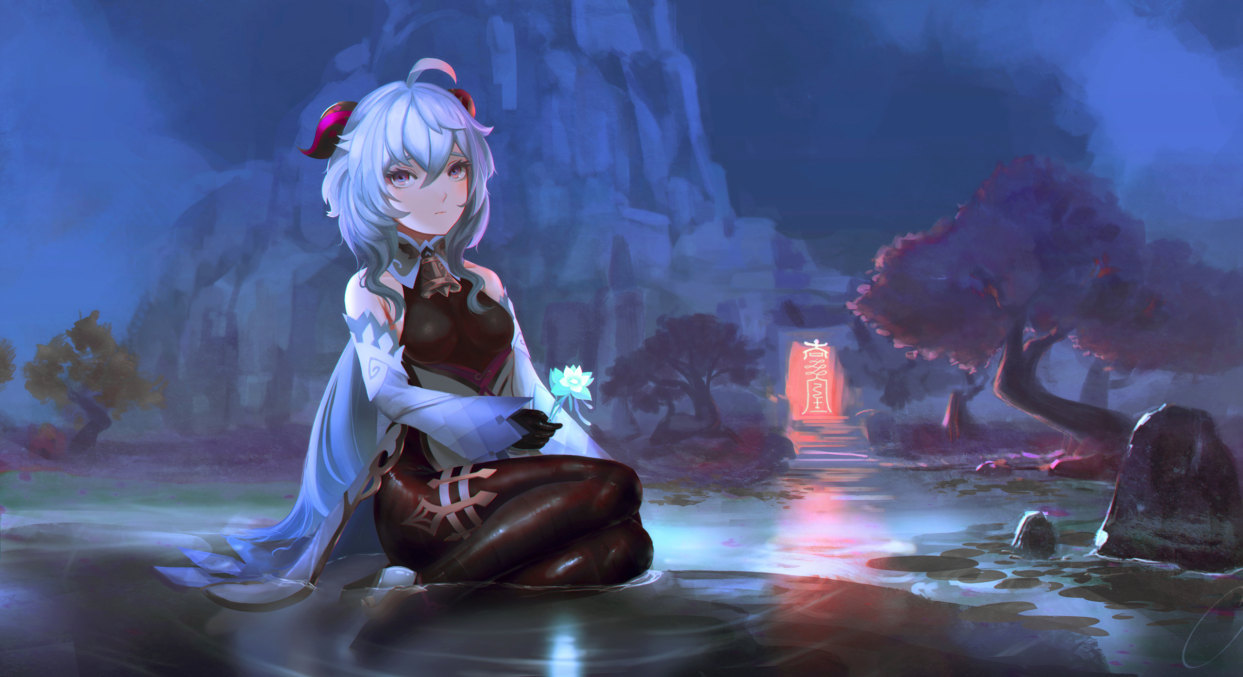 2560x1394 Resolution Cute Ganyu Genshin Impact 2560x1394 Resolution ...