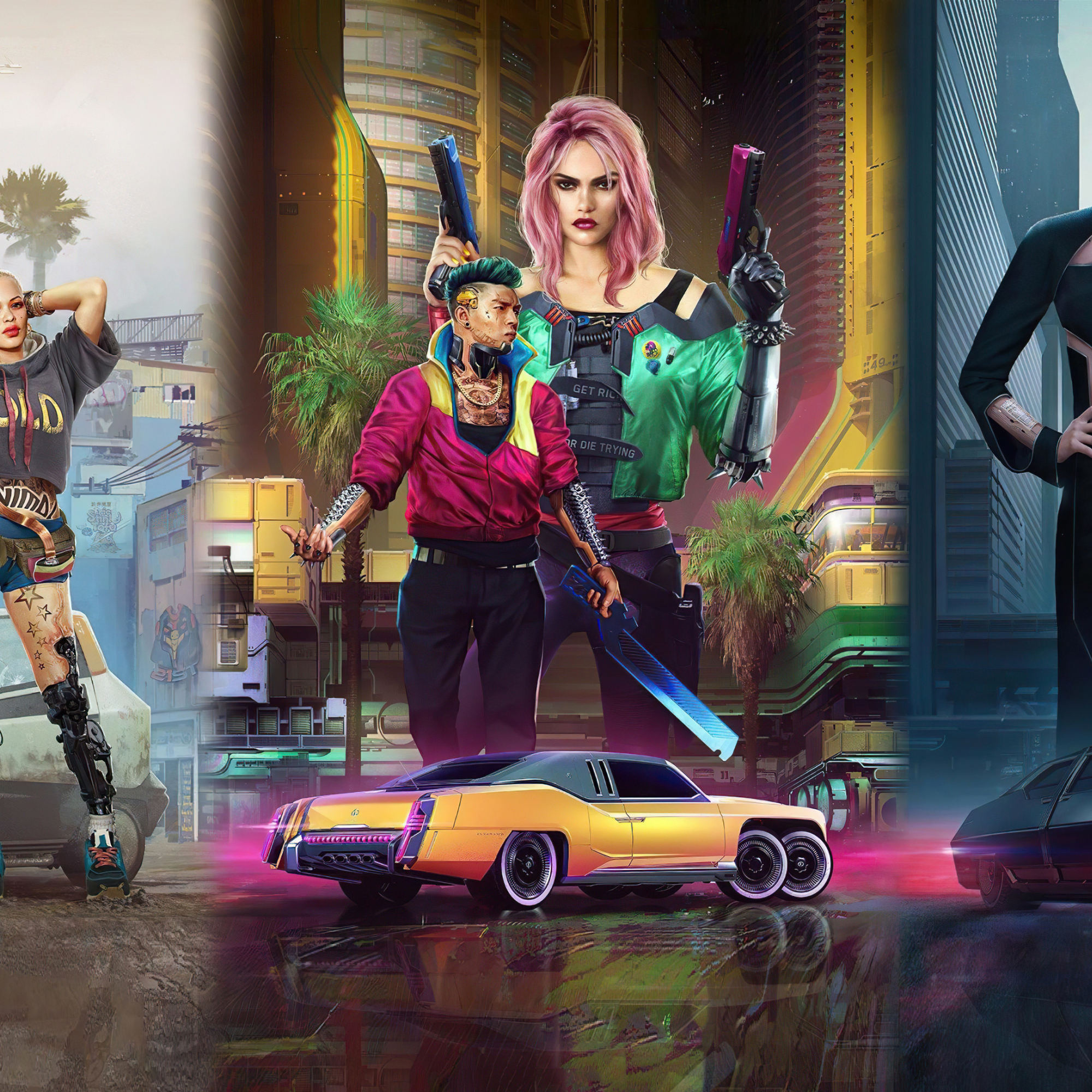 2000x2000 Resolution Cyberpunk 2077 4k 2020 All Posters 5K 2000x2000 ...