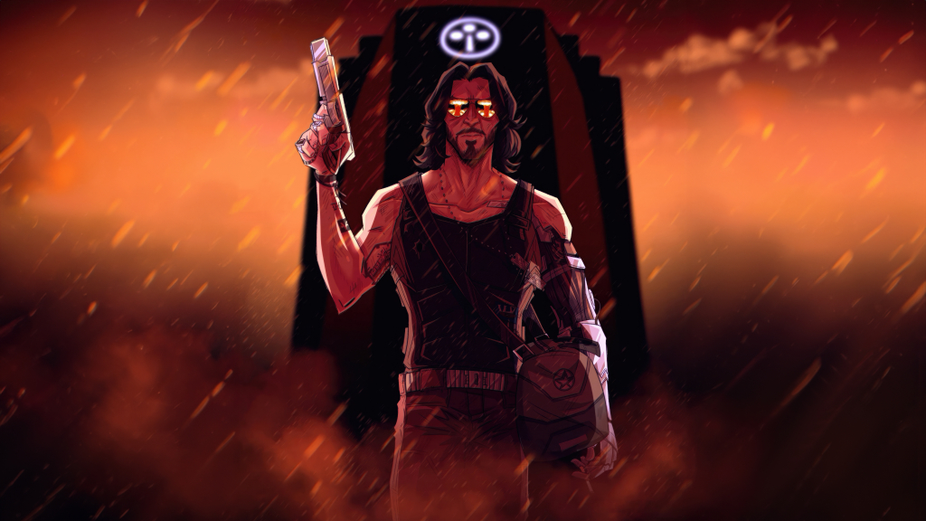1024x576 Resolution Cyberpunk 2077 4k John Wick Cartoon 1024x576 ...