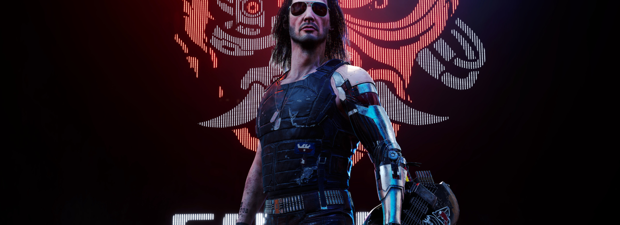 2480x900 Cyberpunk 2077 Johnny Silverhand 4K 2480x900 Resolution ...