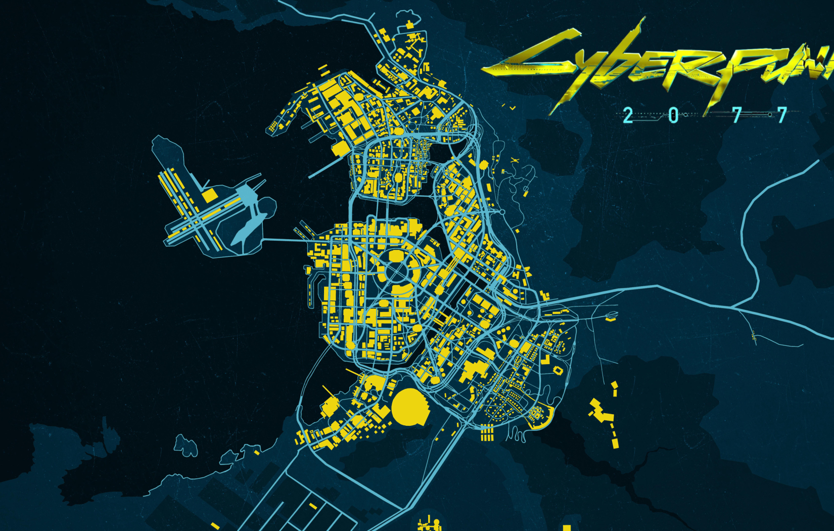 1650x1050 Resolution Cyberpunk 2077 Logo Night City 1650x1050 ...