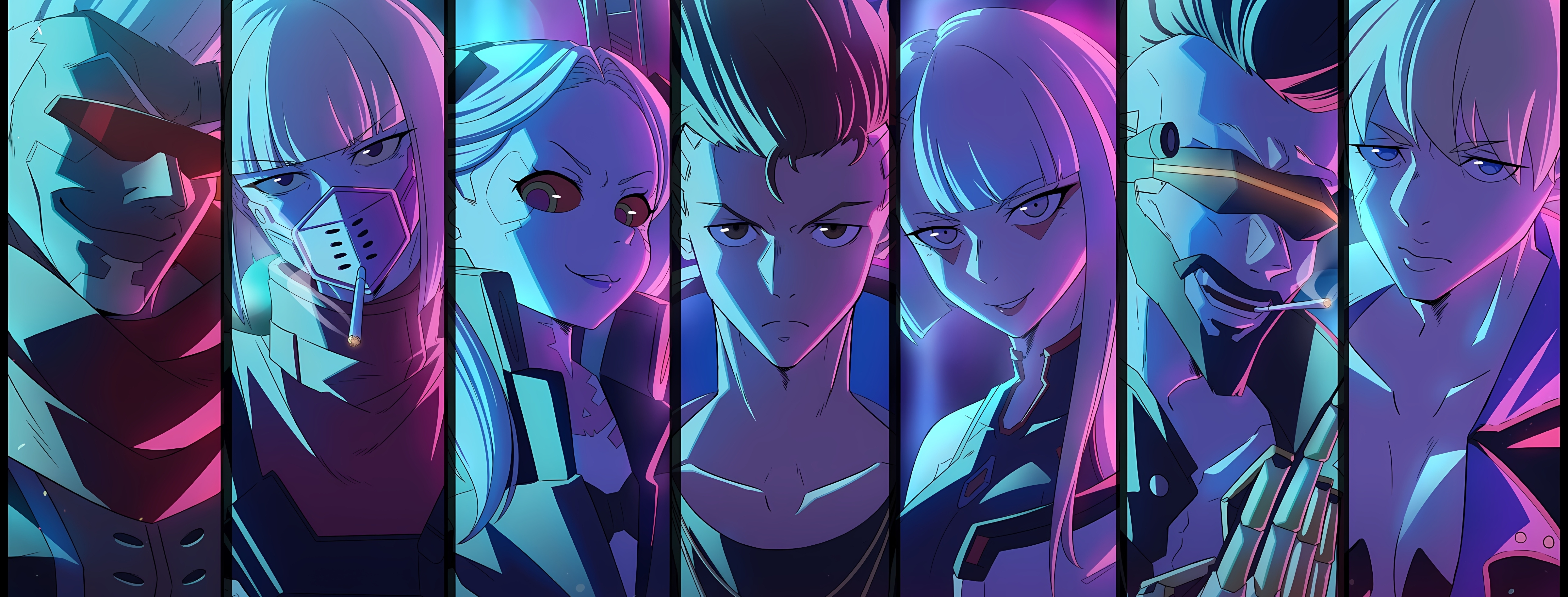 7560x2880 Cyberpunk Edgerunners 4k Characters 7560x2880 Resolution ...