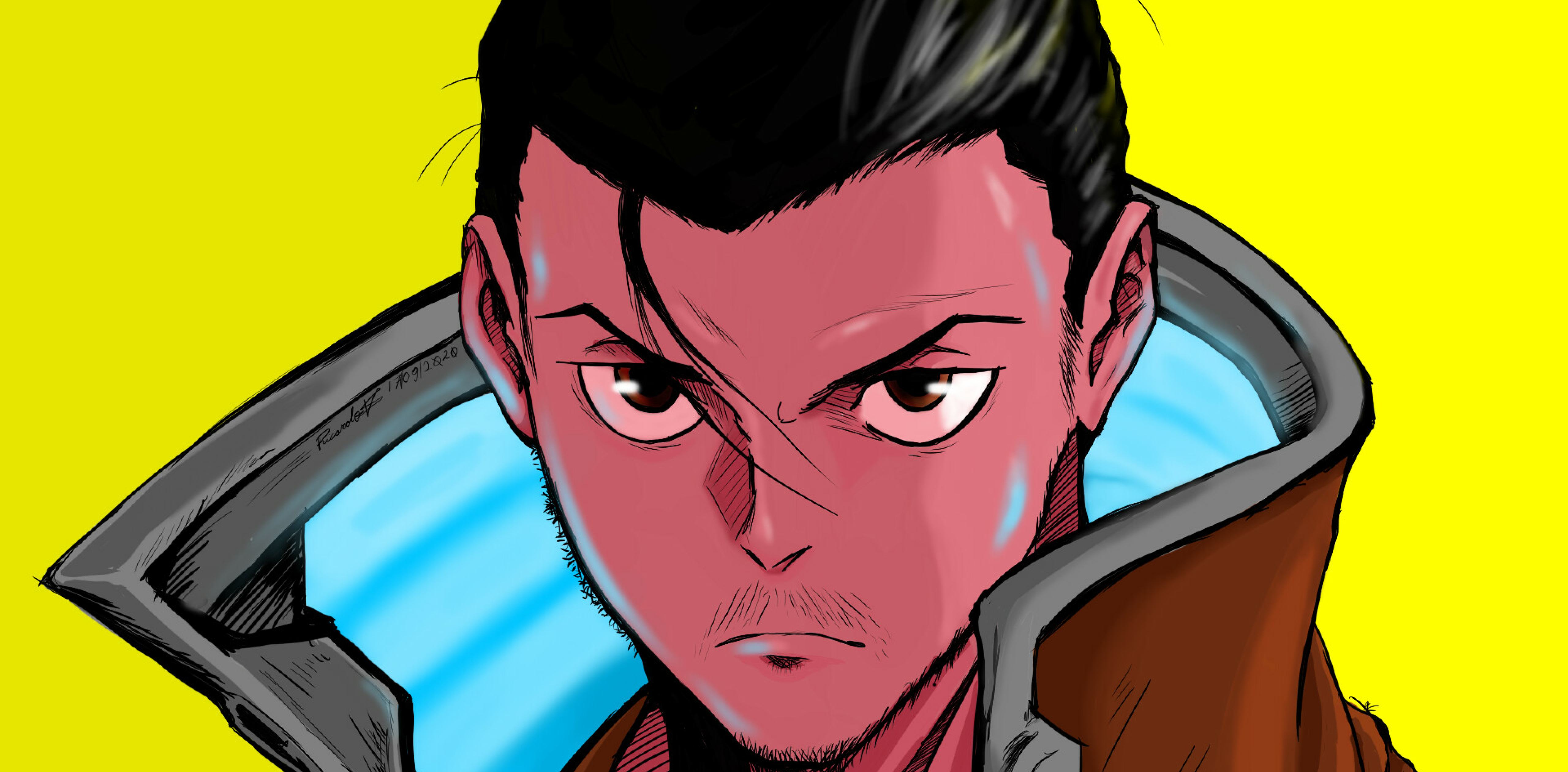 5120x2520 Resolution Cyberpunk Edgerunners HD David Art 5120x2520 ...