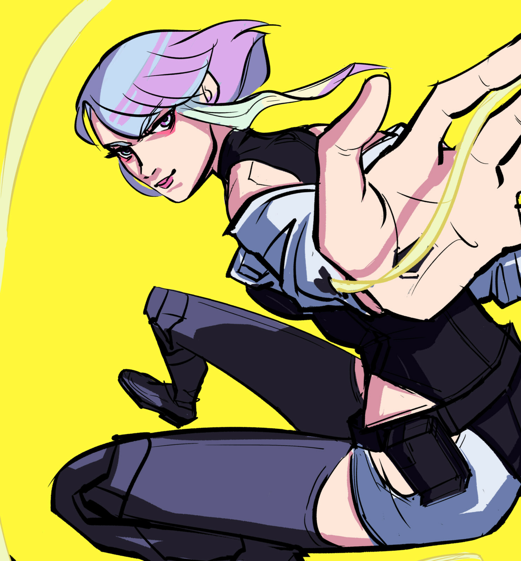 2088x2250 Resolution Cyberpunk Edgerunners HD Lucy Art 2088x2250 ...