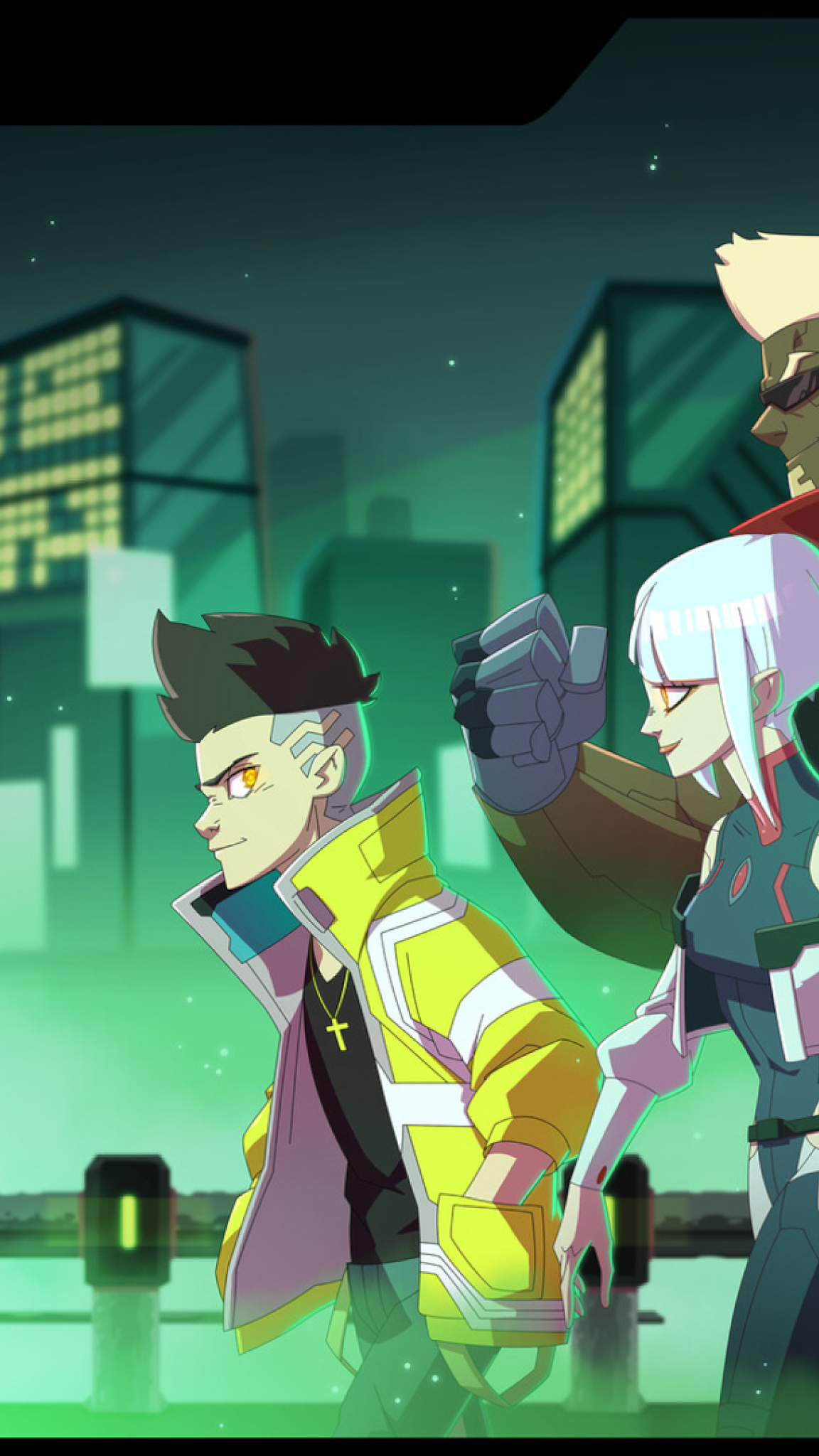 1152x2048 Resolution Cyberpunk: Edgerunners Season 1 Team HD 1152x2048 ...