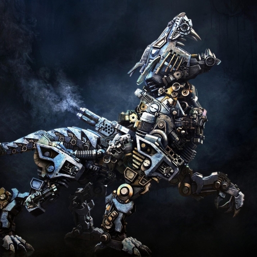 500x500 Resolution cyborg, robot, animal 500x500 Resolution Wallpaper ...