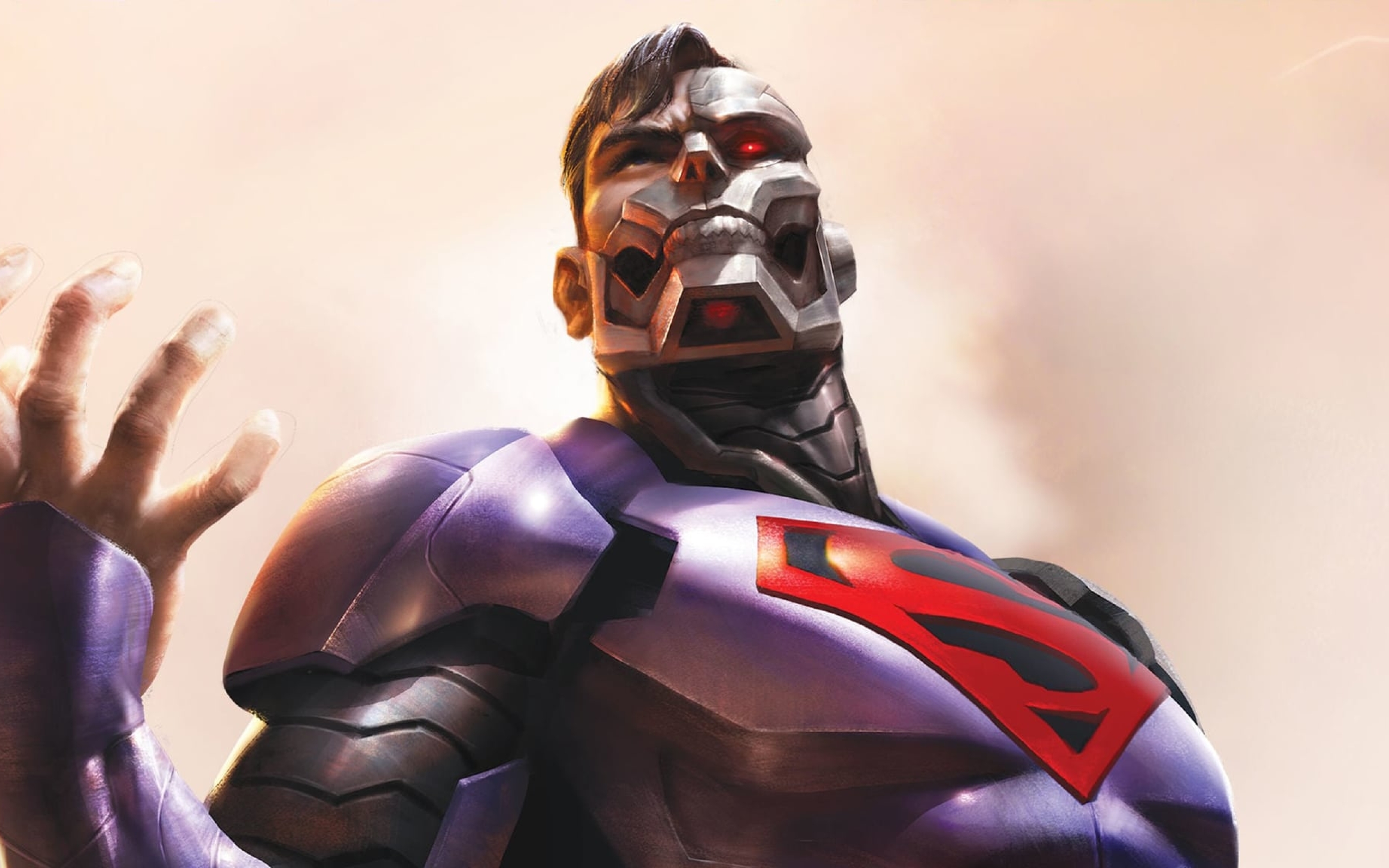 3840x2400 Resolution Cyborg Superman in Reign of the Supermen UHD 4K ...