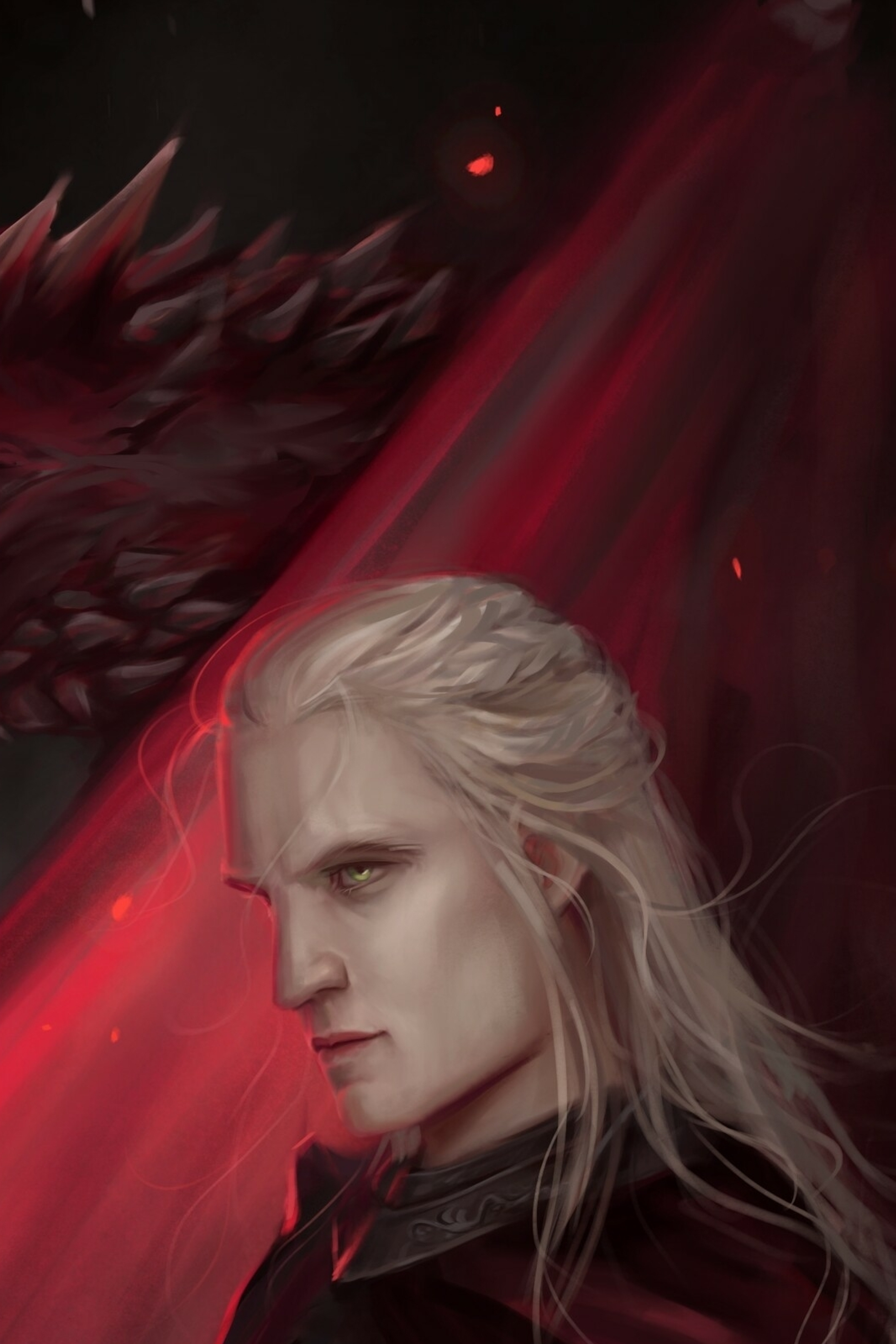3000x4500 Resolution Daemon Targaryen & Caraxes HD 3000x4500 Resolution ...