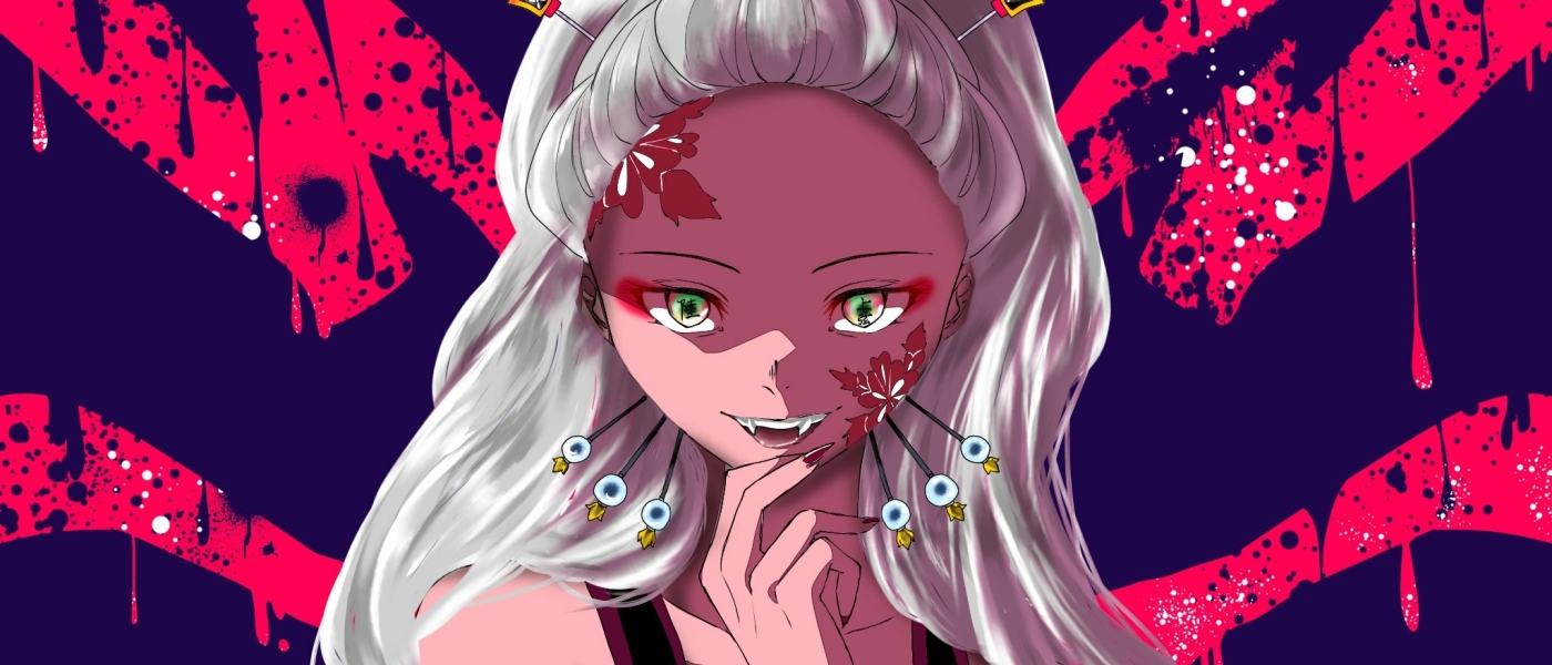 1400x600 Resolution Daki Art Demon Slayer 1400x600 Resolution Wallpaper ...
