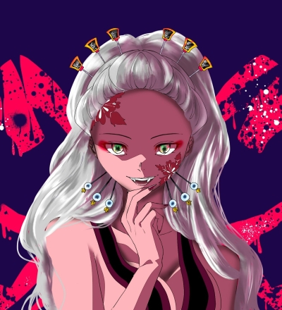 400x440 Resolution Daki Art Demon Slayer 400x440 Resolution Wallpaper ...