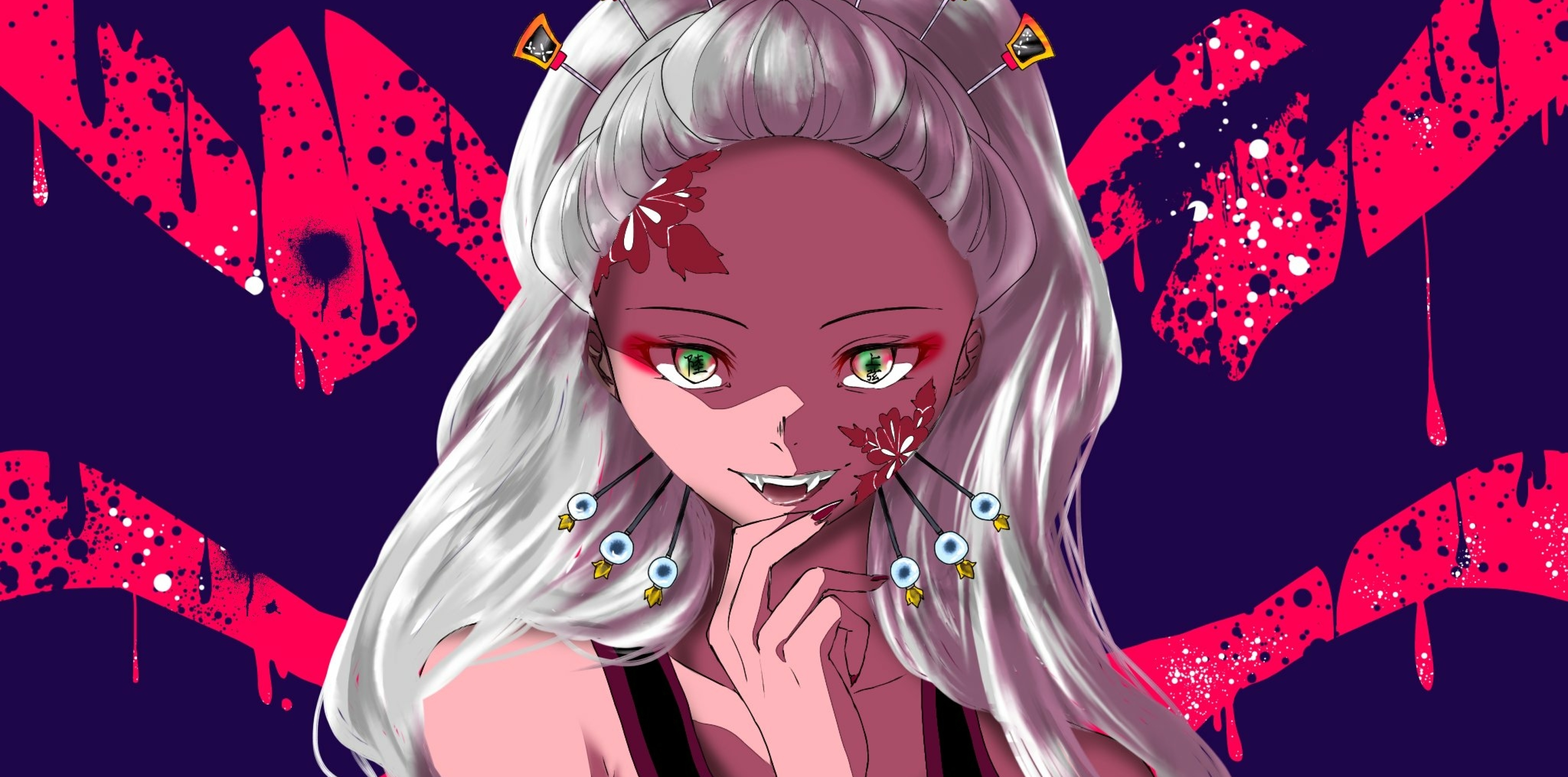 4840x2400 Resolution Daki Art Demon Slayer 4840x2400 Resolution ...