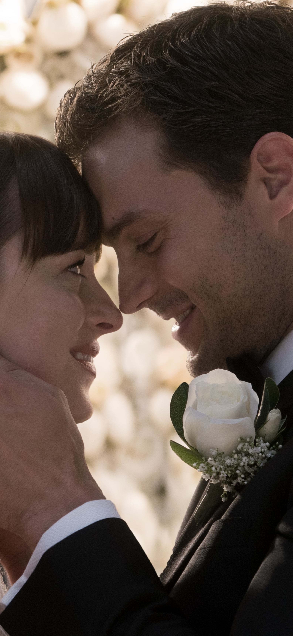 1179x2556 Resolution Dakota Johnson and Jamie Dornan From Fifty Shades ...