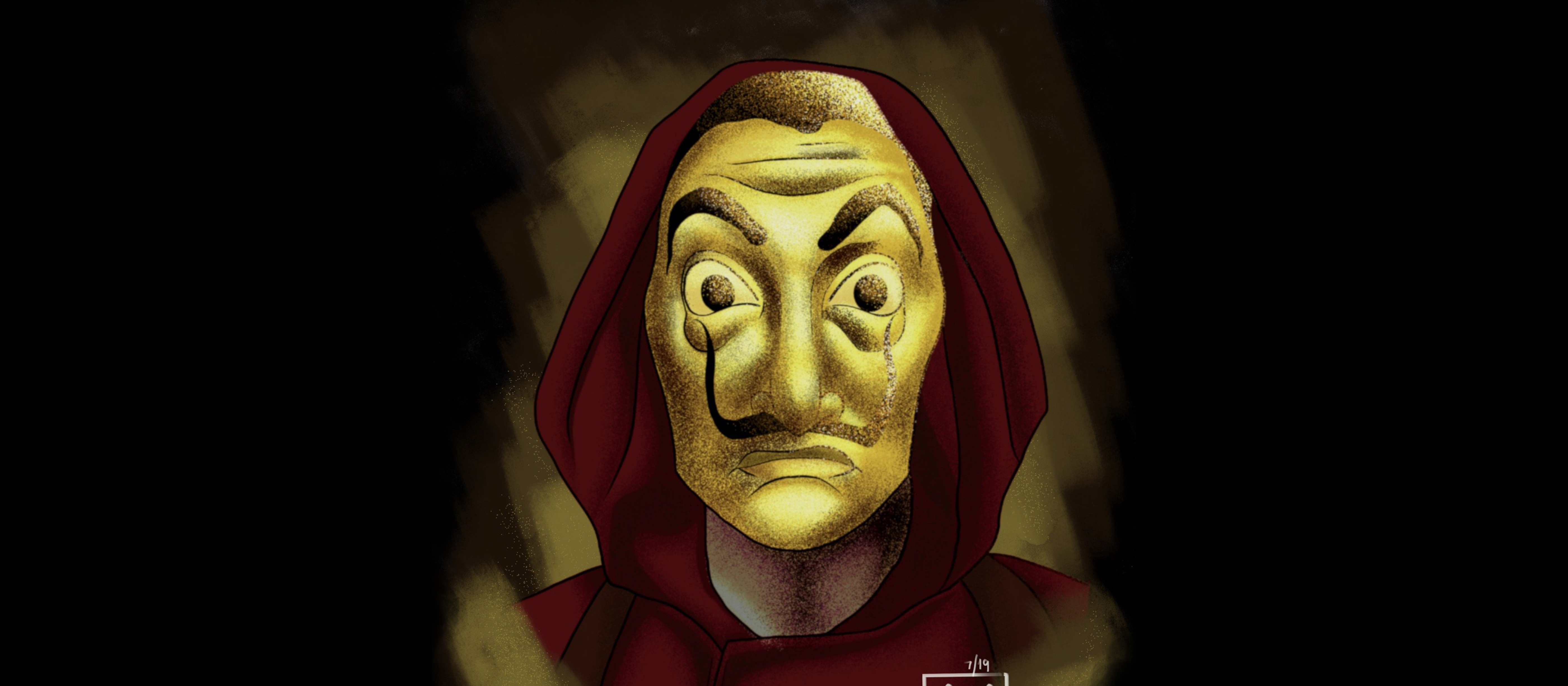 5600x2450 Resolution Dali Mask 5600x2450 Resolution Wallpaper ...