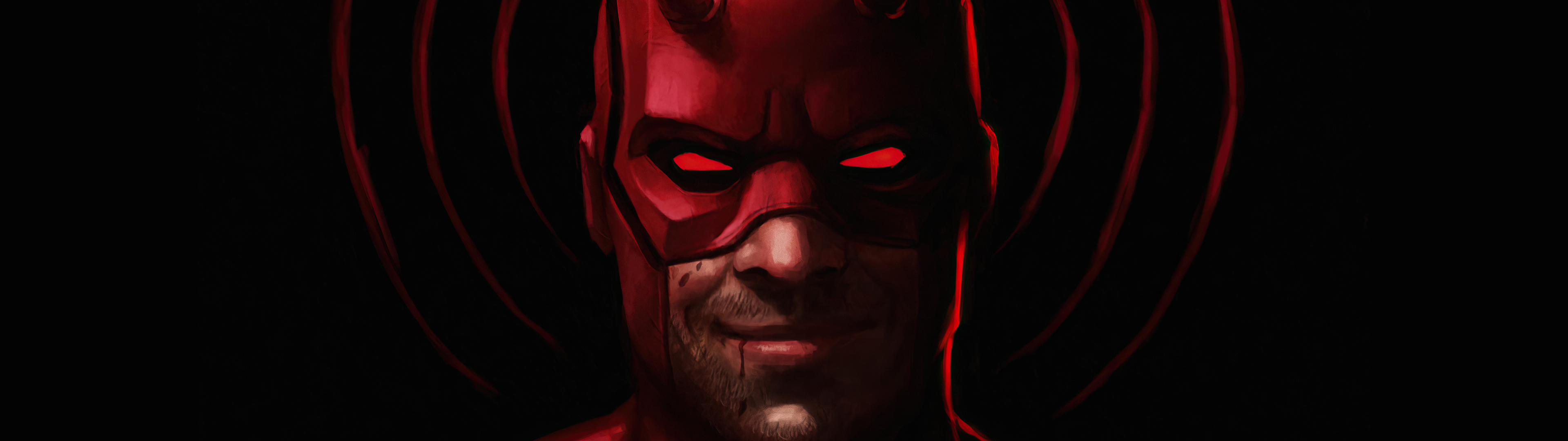 3840x1080 Resolution Daredevil 4K Cool Minimal 3840x1080 Resolution ...