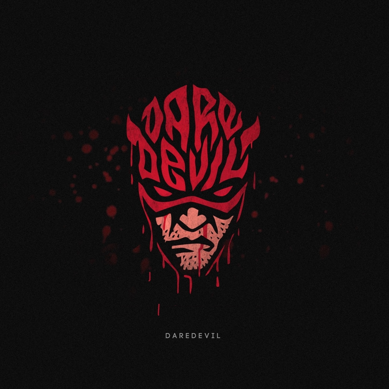 1280x1280 Daredevil HD Minimal Marvel Art 1280x1280 Resolution ...