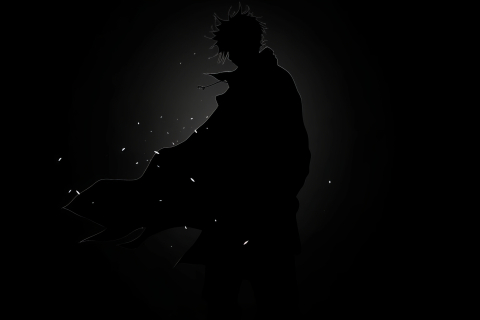 480x320 Resolution Dark Boy HD Anime Minimal 480x320 Resolution ...