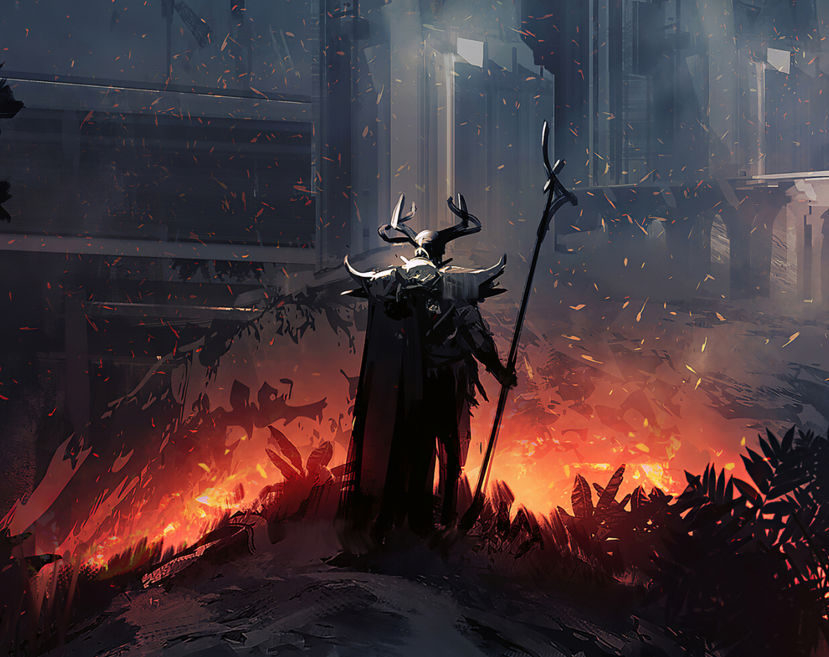 1200x952 Dark Devil Knight Digital 1200x952 Resolution Wallpaper, HD ...