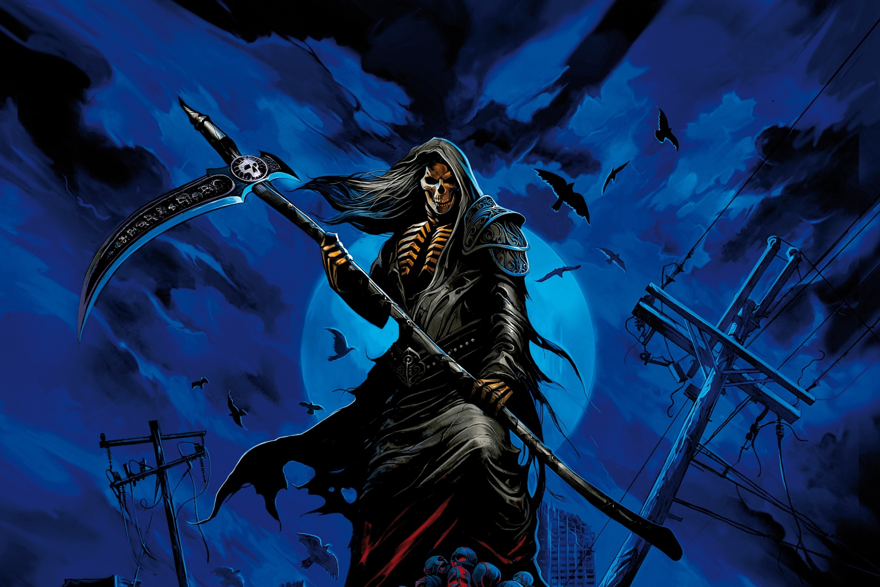 3000x2000 Dark Grim Reaper HD Cool 3000x2000 Resolution Wallpaper, HD ...