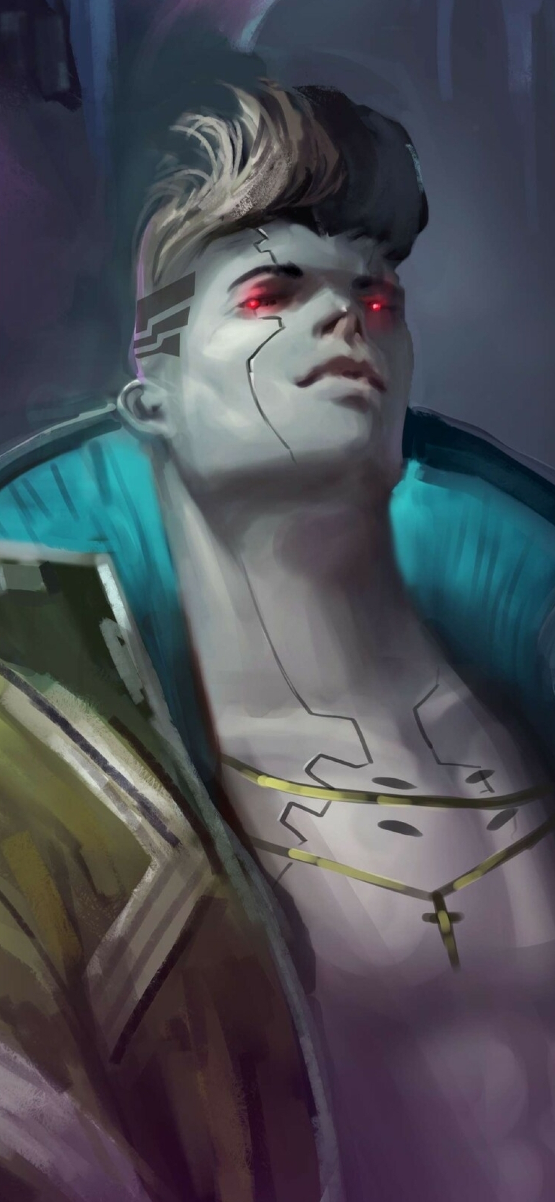 1080x2340 Resolution David Cyberpunk Edgerunners Illustration 1080x2340 ...