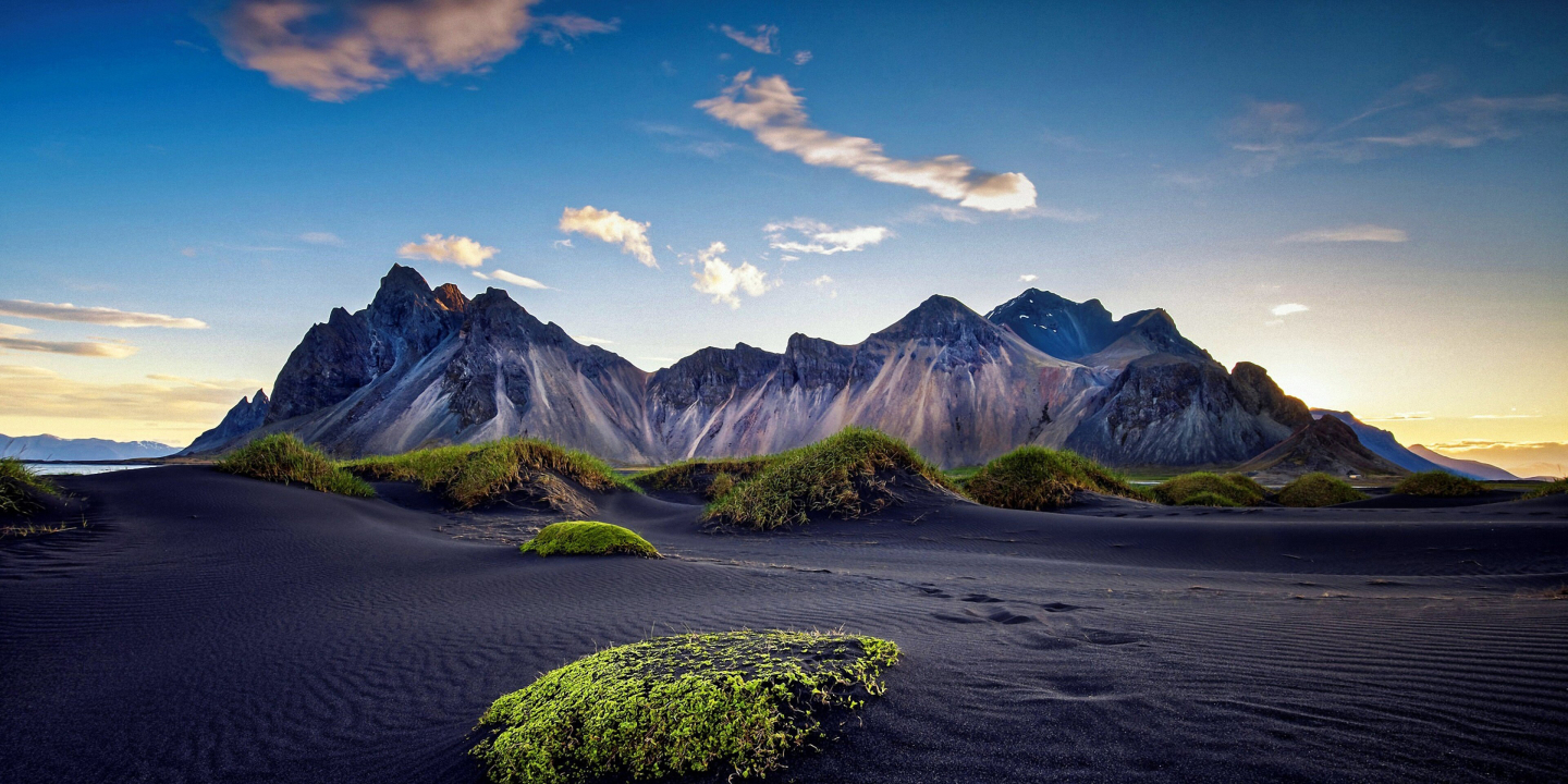 1440x720 Resolution Daytime Mountains in Black Desert 1440x720 ...
