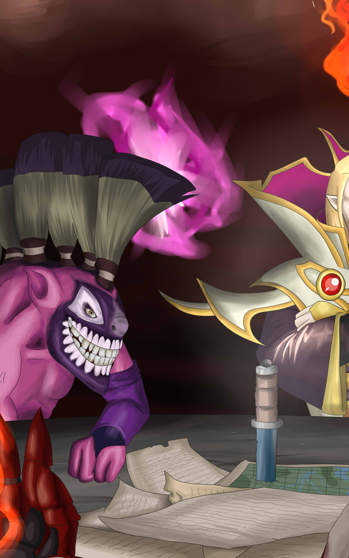 1200x1920 dazzle, dota 2, battle plans 1200x1920 Resolution Wallpaper ...
