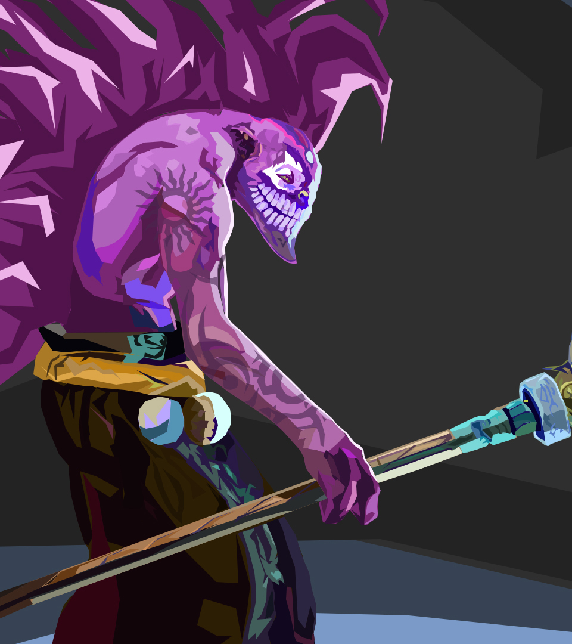 1920x2160 Resolution dazzle, dota 2, vector draw 1920x2160 Resolution ...