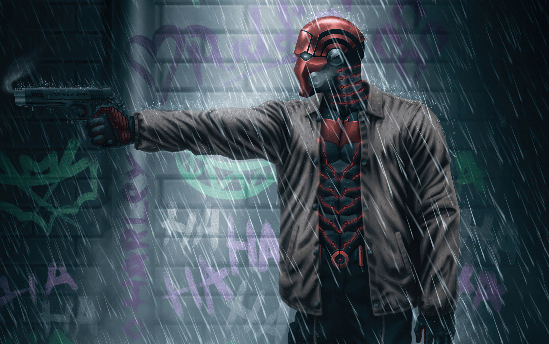 1920x1202 Resolution DC Red Hood Digital Comic Art 1920x1202 Resolution ...