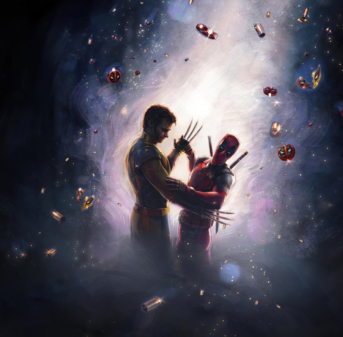 1100x1080 Resolution Deadpool & Wolverine Love and Friendship in Portal ...