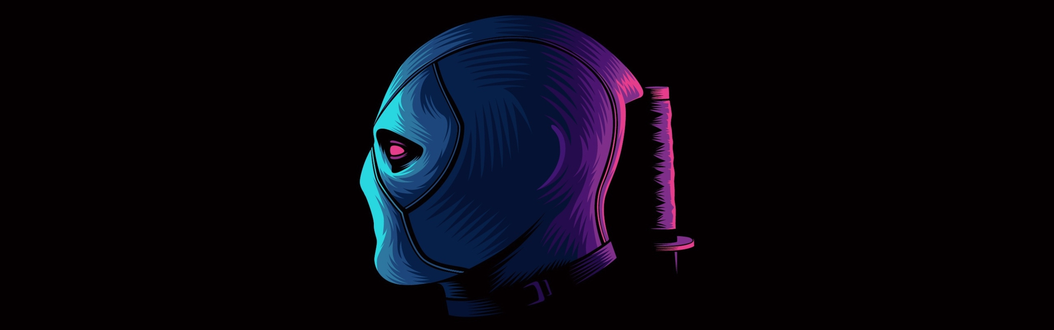 3440x1080 Resolution Deadpool Neon Minimal 3440x1080 Resolution ...