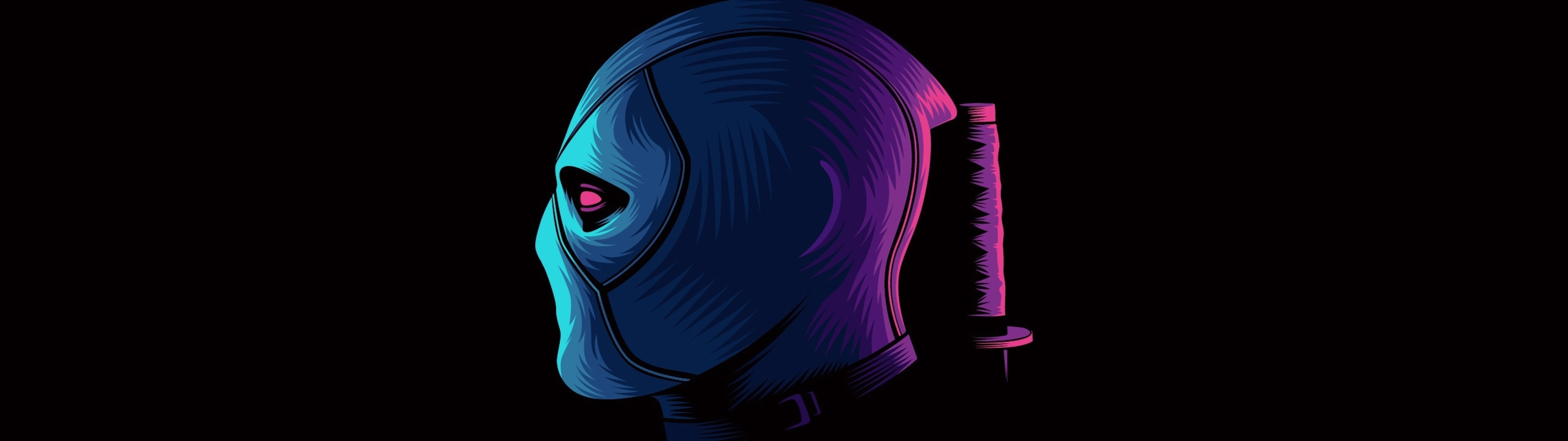 3840x1080 Resolution Deadpool Neon Minimal 3840x1080 Resolution ...