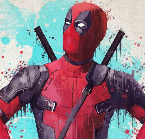 500x480 Resolution Deadpool Splash Art 500x480 Resolution Wallpaper ...