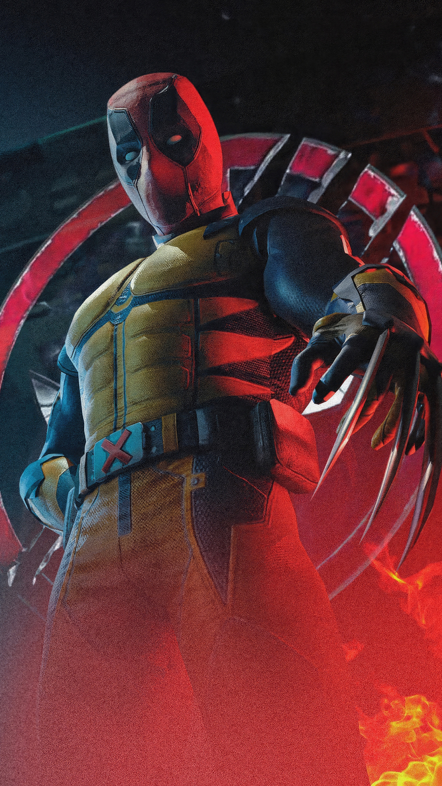 1440x2560 Resolution Deadpool x Wolverine Mutant Samsung Galaxy S6,S7 ...
