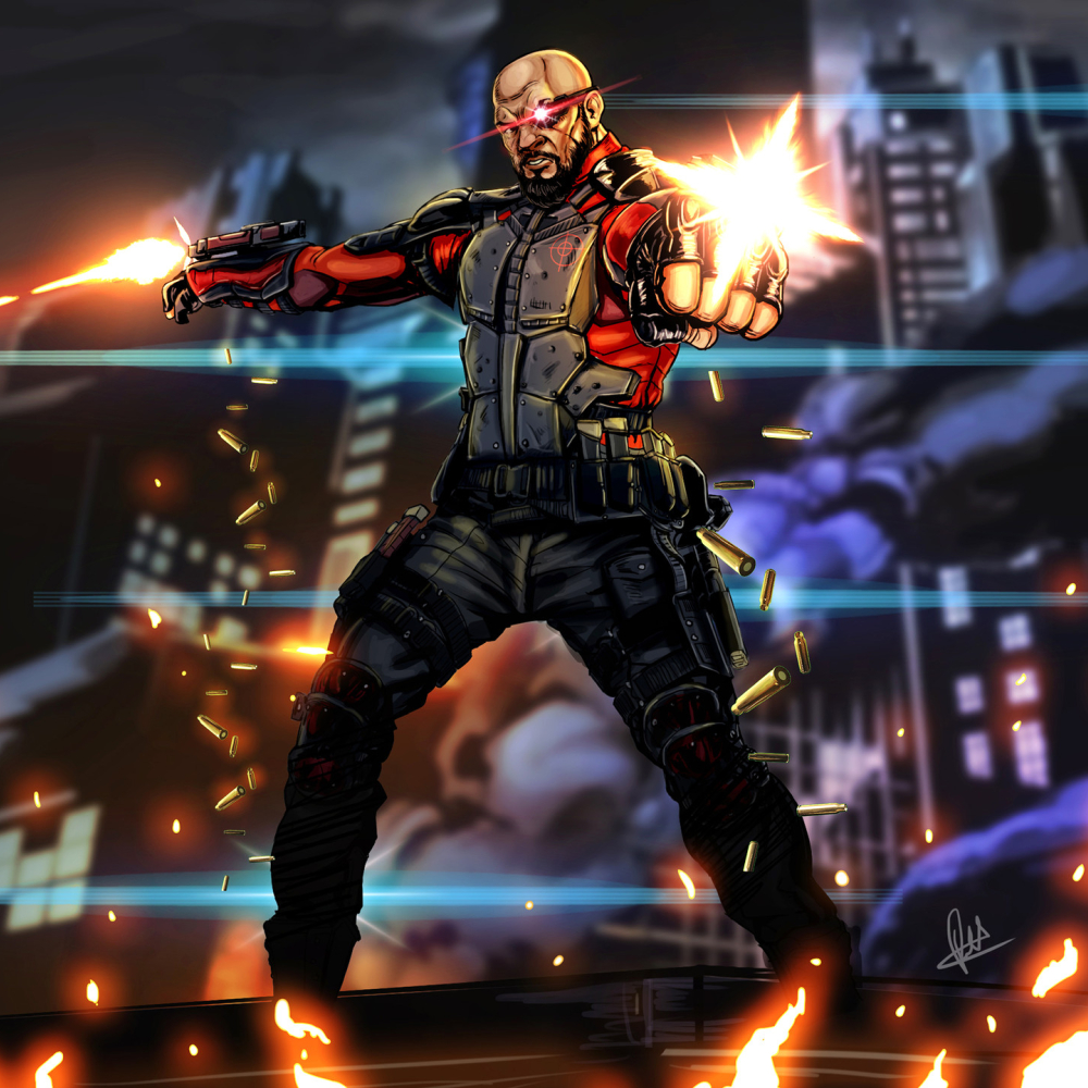 1000x1000 Resolution Deadshot DC Comics 1000x1000 Resolution Wallpaper ...