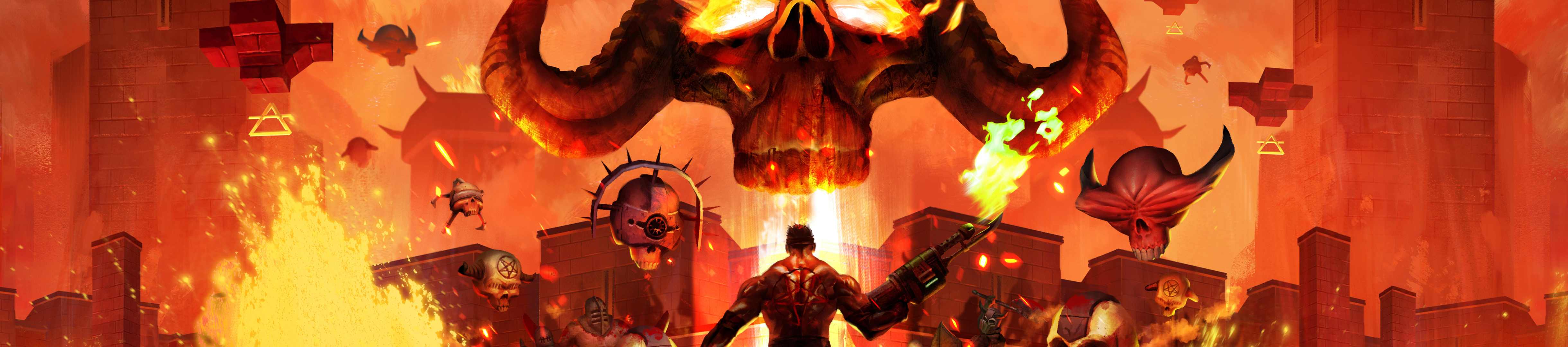 4880x1080 Resolution Demon Pit Game 4880x1080 Resolution Wallpaper ...