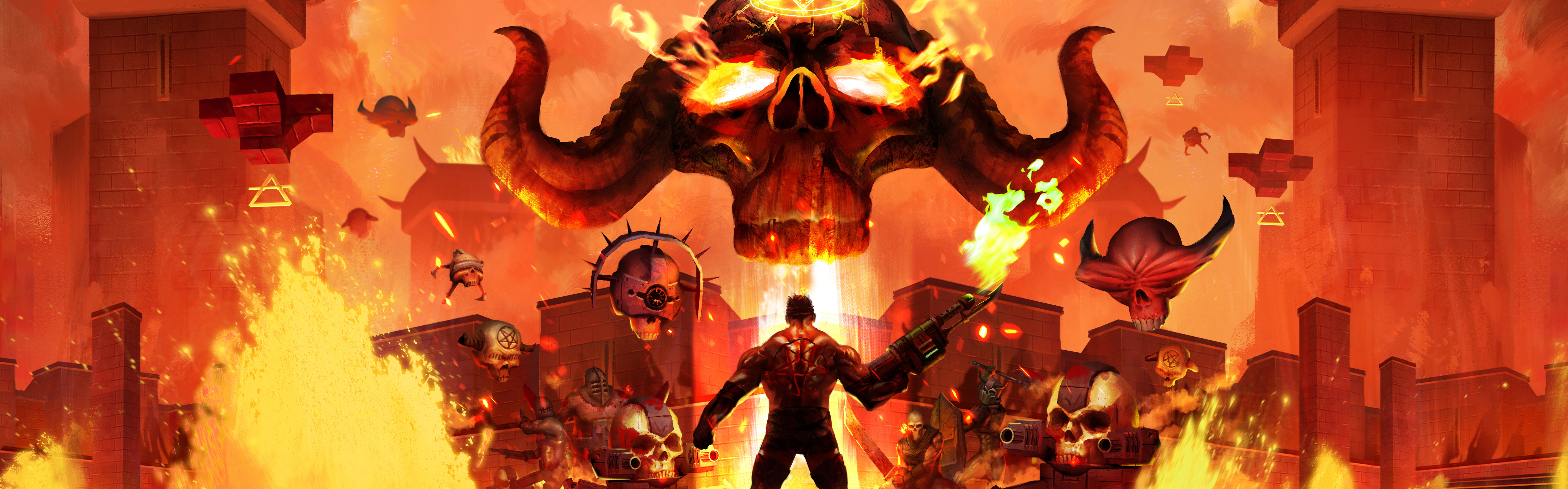 5120x1600 Resolution Demon Pit Game 5120x1600 Resolution Wallpaper ...