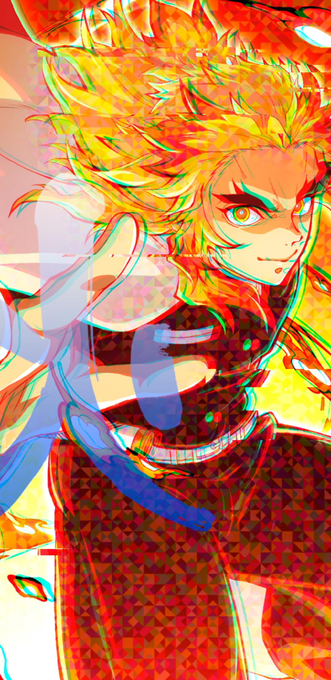 1080x2220 Resolution Demon Slayer Flame Hashira Art 1080x2220 ...