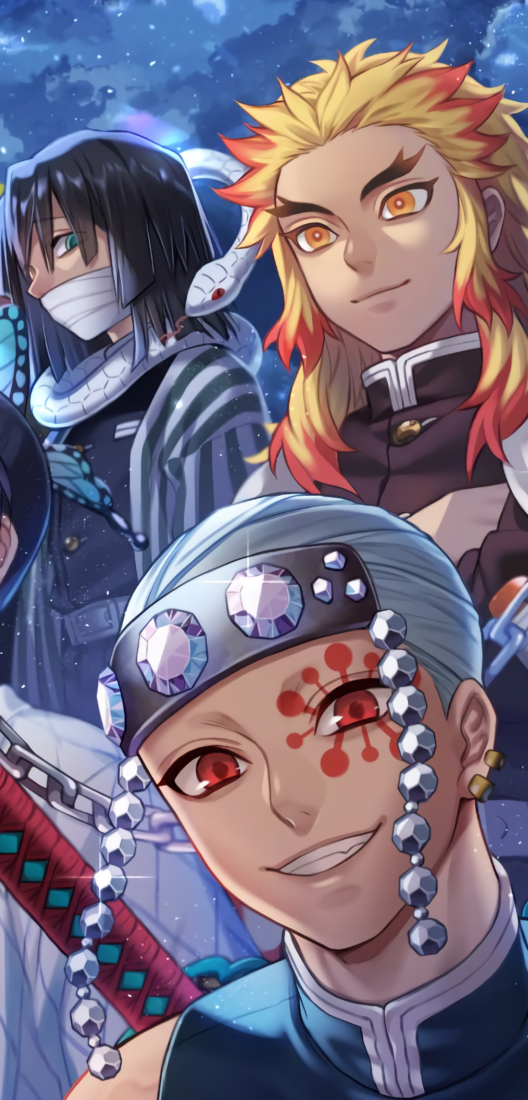 1080x2248 Demon Slayer Kimetsu No Yaiba 4k Characters Key Art 1080x2248 ...