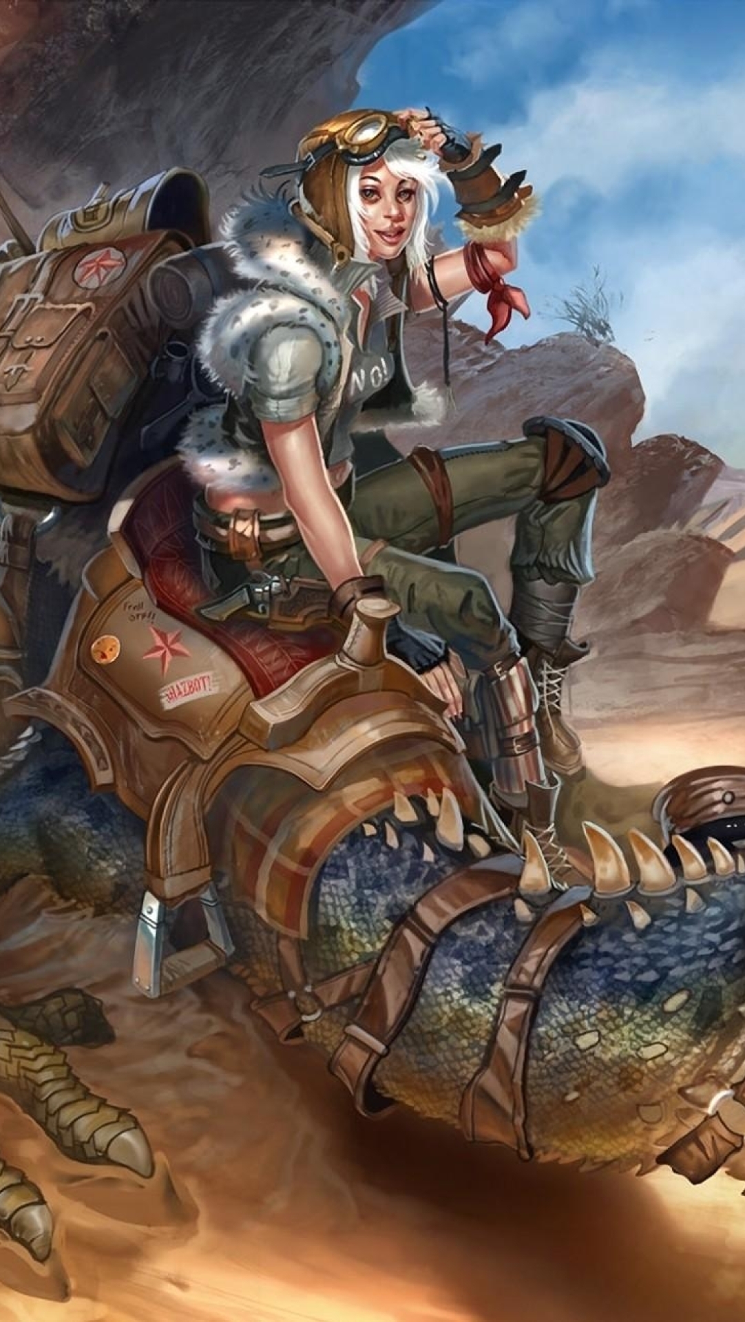 1082x1920 Resolution desert, girl, lizard 1082x1920 Resolution ...