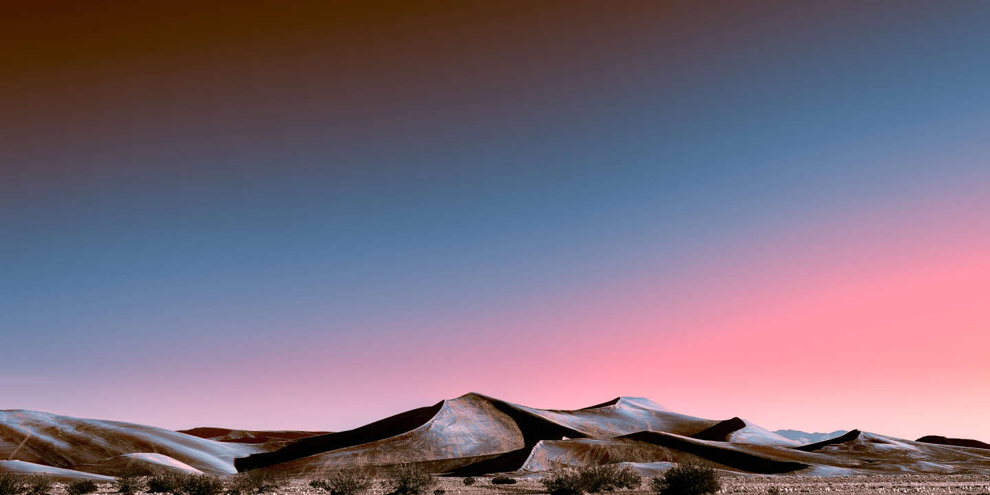 1440x720 Resolution Desert in Neon Sunset 1440x720 Resolution Wallpaper ...