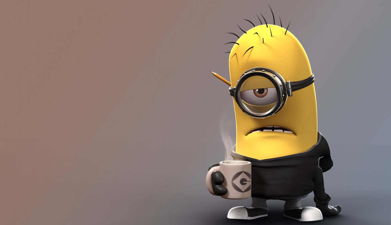 1366x786 Resolution Despicable Me Angry Minion 1366x786 Resolution ...