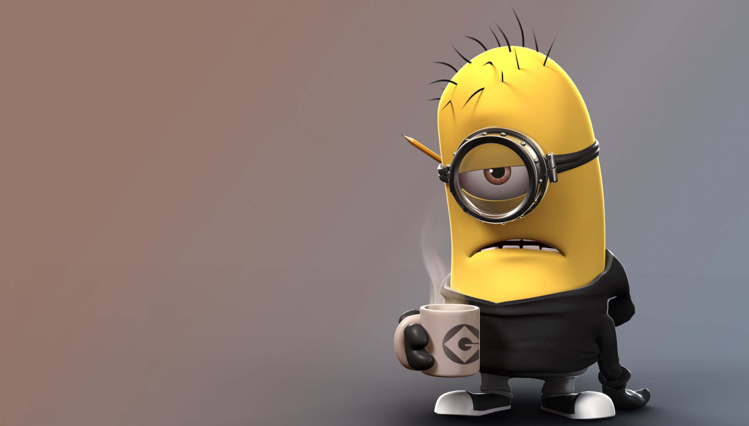 2460x1400 Resolution Despicable Me Angry Minion 2460x1400 Resolution ...