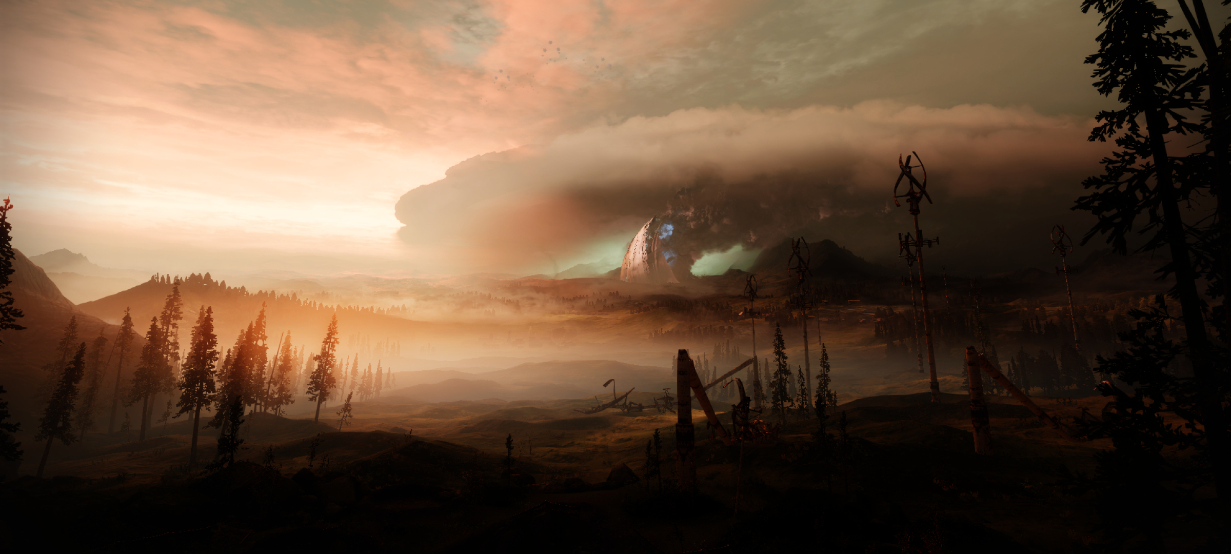 2400x1080 Destiny 2 HD Desert Forest 2400x1080 Resolution Wallpaper, HD ...