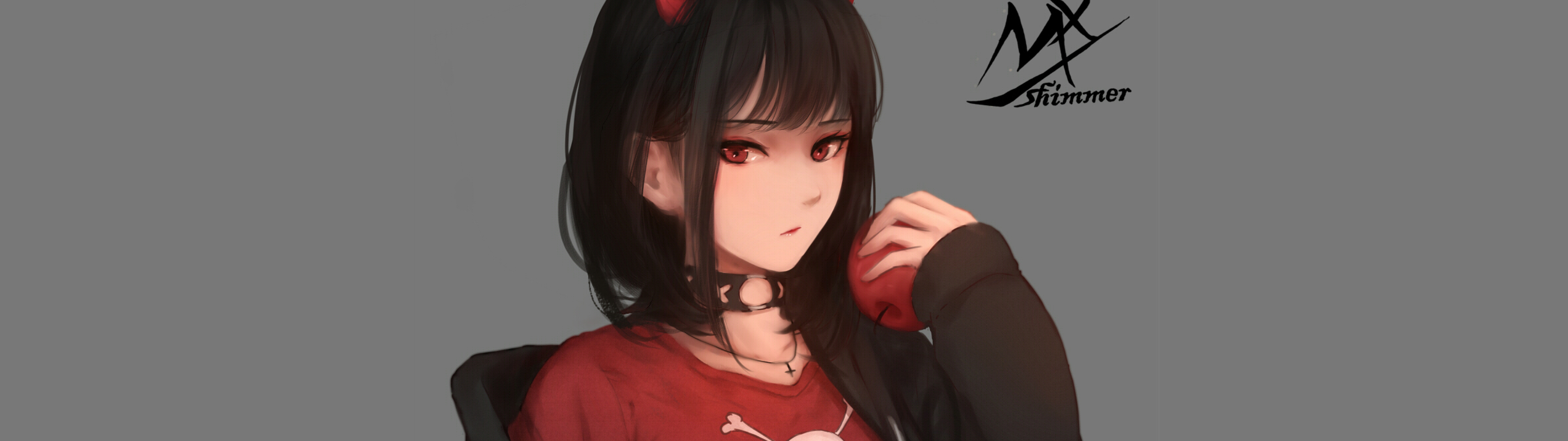 6000x1688 Devil Anime Girl Art 6000x1688 Resolution Wallpaper, HD Anime ...