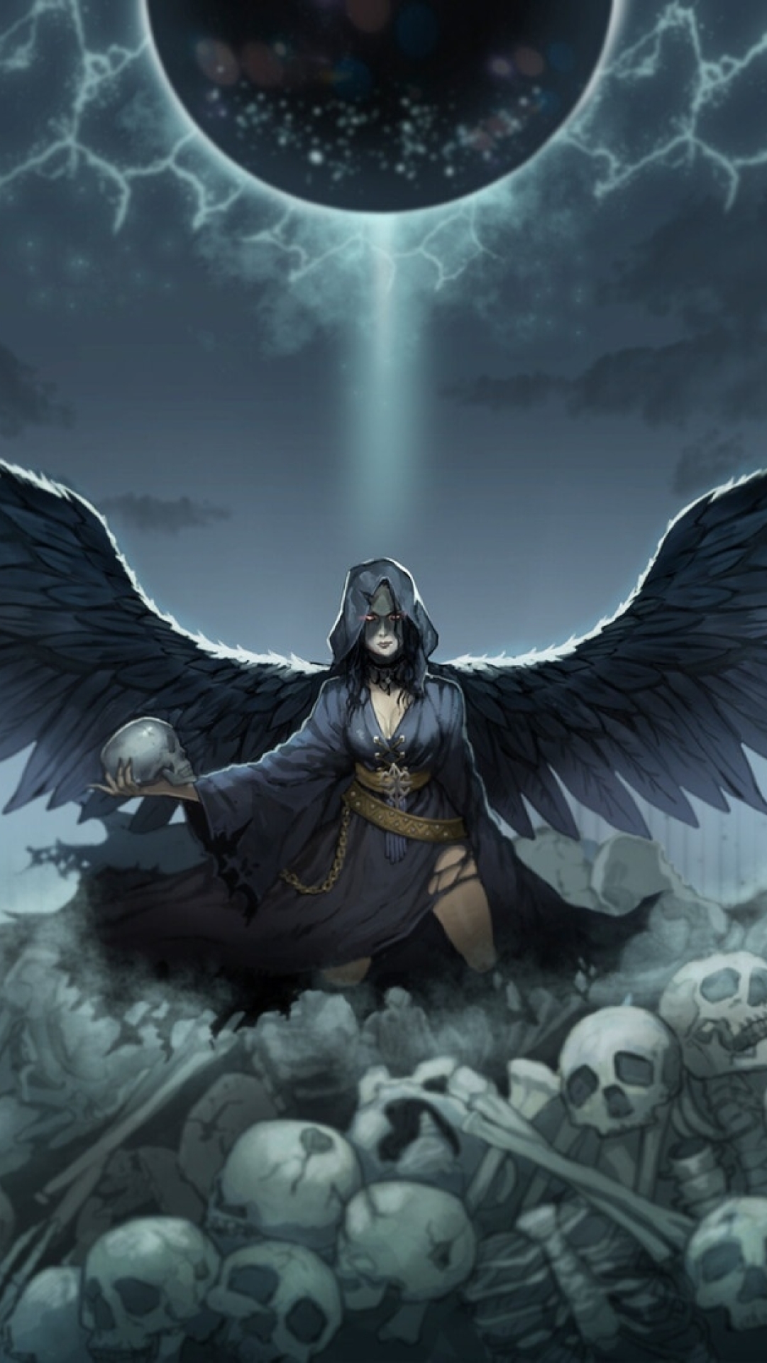 1081x1920 Resolution Devils Angel 1081x1920 Resolution Wallpaper ...