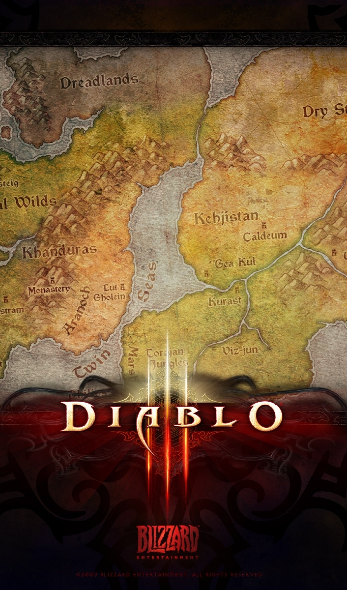 1200x2040 Resolution diablo 3, map, name 1200x2040 Resolution Wallpaper ...