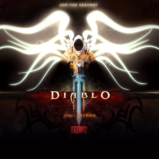 512x512 Resolution diablo 3, tyrael, angel 512x512 Resolution Wallpaper ...