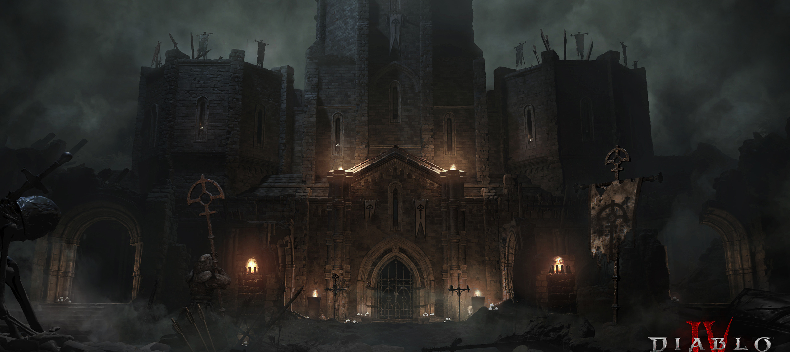 2560x1140 Resolution Diablo 4 HD Castle Gaming 2560x1140 Resolution ...